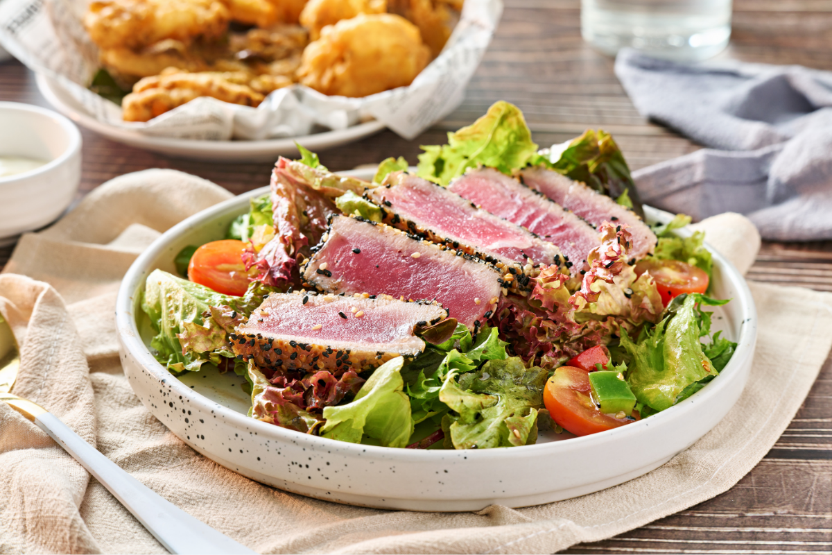 Seared Tuna with Sesame & Edamame Recipe | Simply Nootropics NZ
